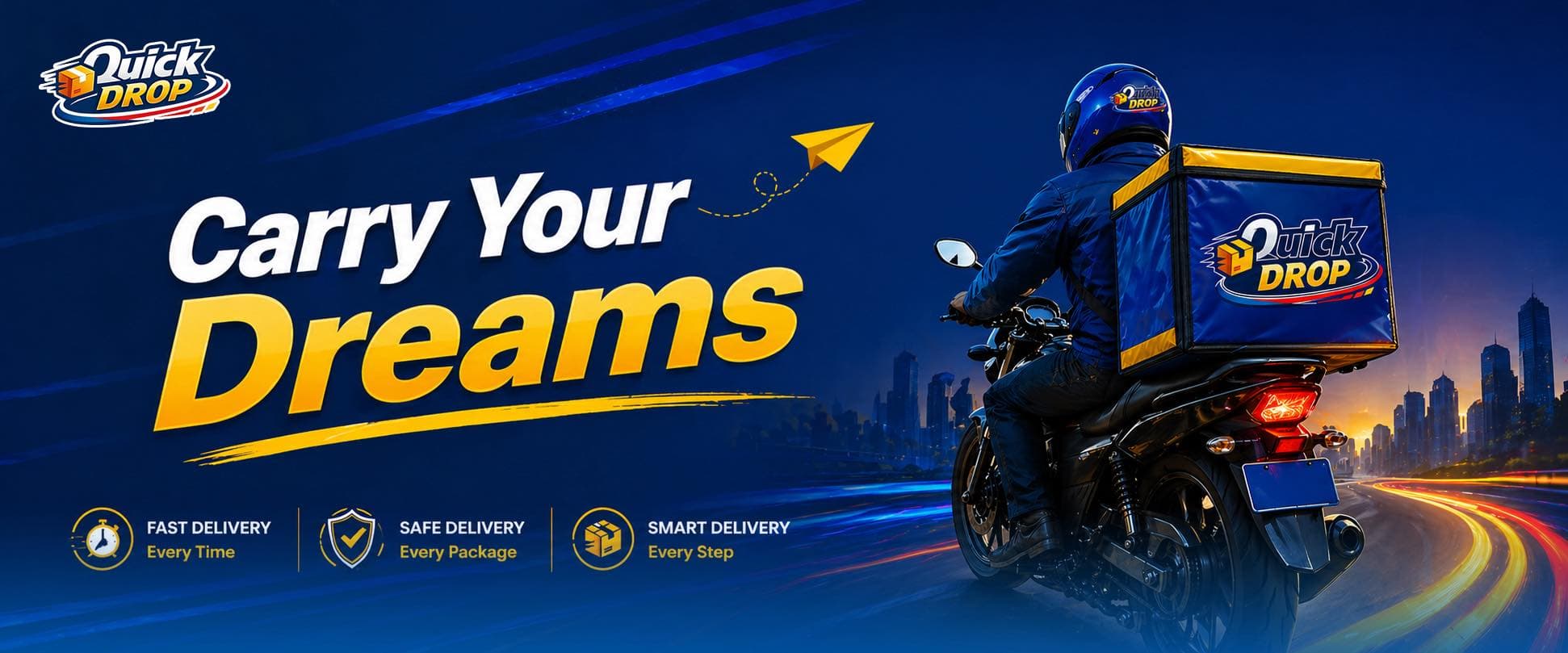 QuickDrop Courier - Fast & Reliable Delivery